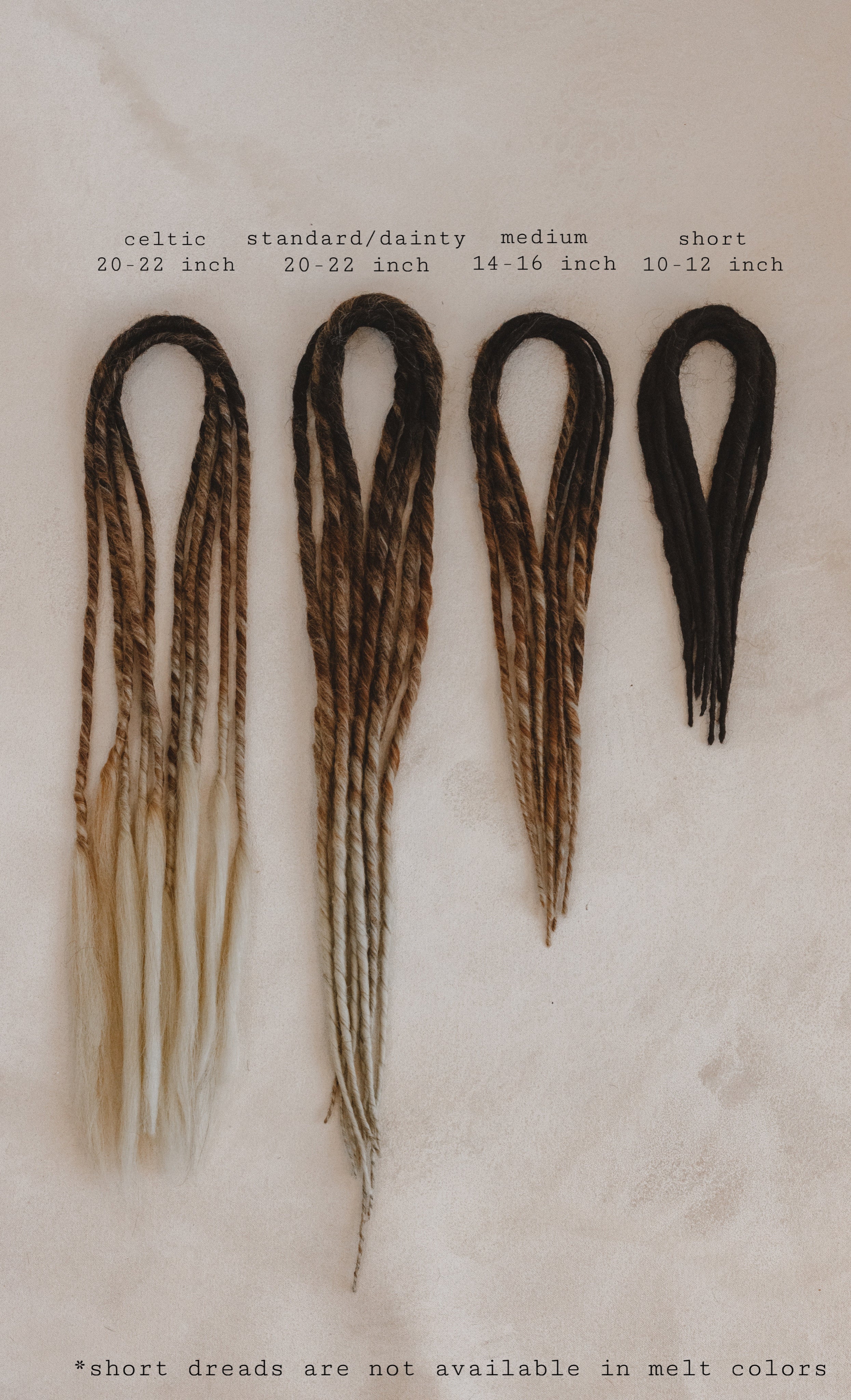 FOREST GREEN SYNTHETIC DREADLOCK EXTENSIONS - DREADFULL HIPPIE ...